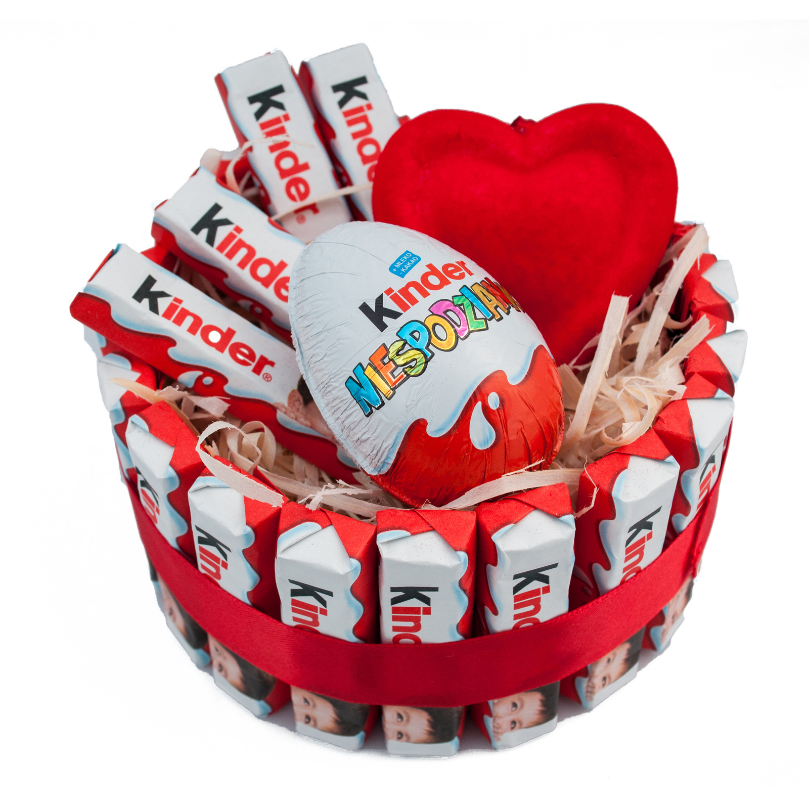 Tort z kinderków kinder box świetny prezent | Słodkie boxy